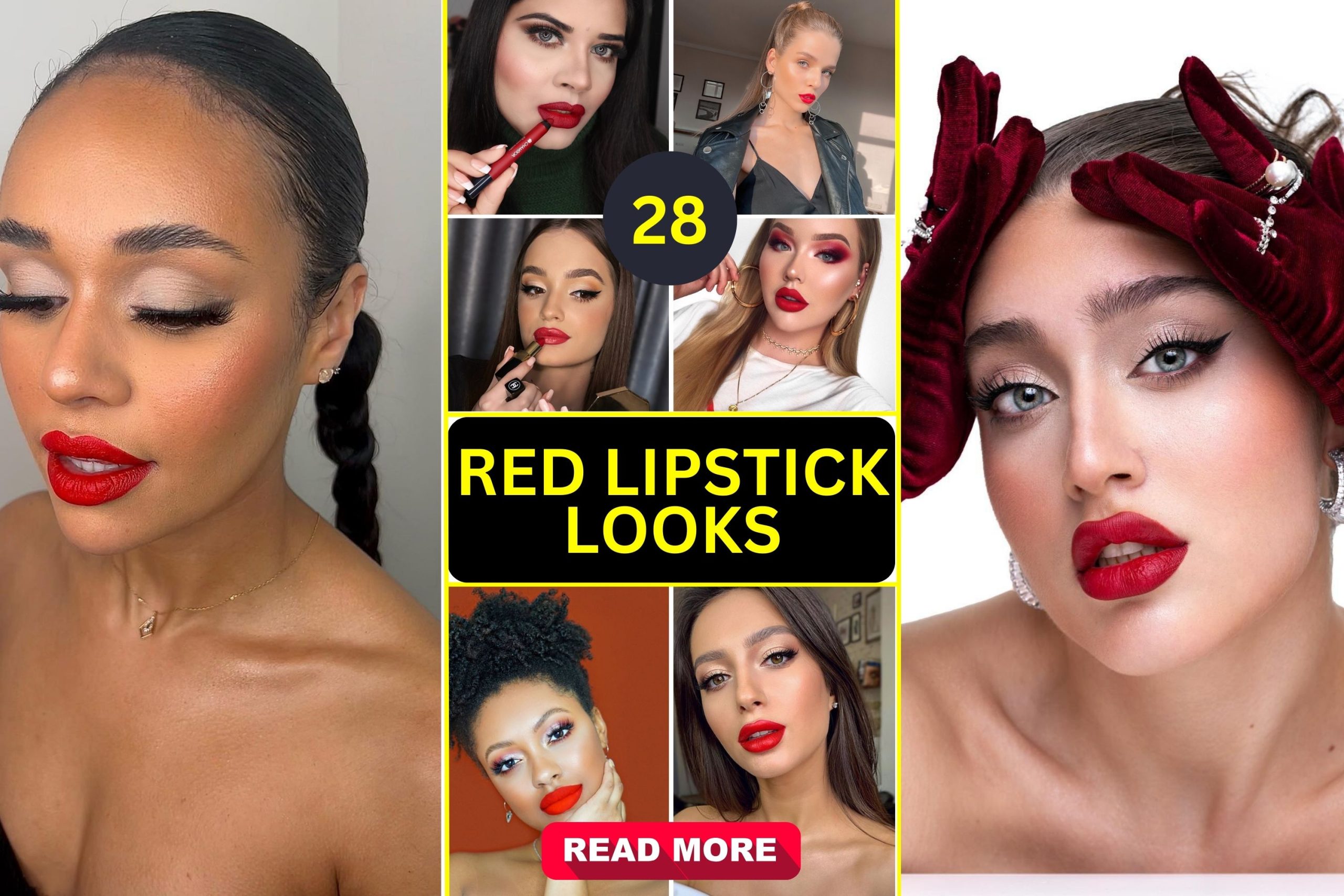 28 Red Lipstick Looks 2024: Bold and Beautiful Styles for Every ...