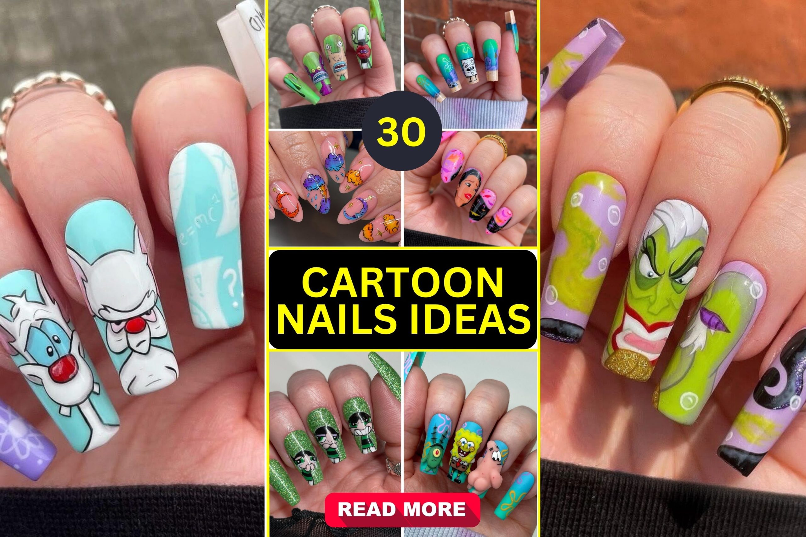 30 Stunning Cartoon Nails Ideas for 2024: Trendy Designs to Inspire ...