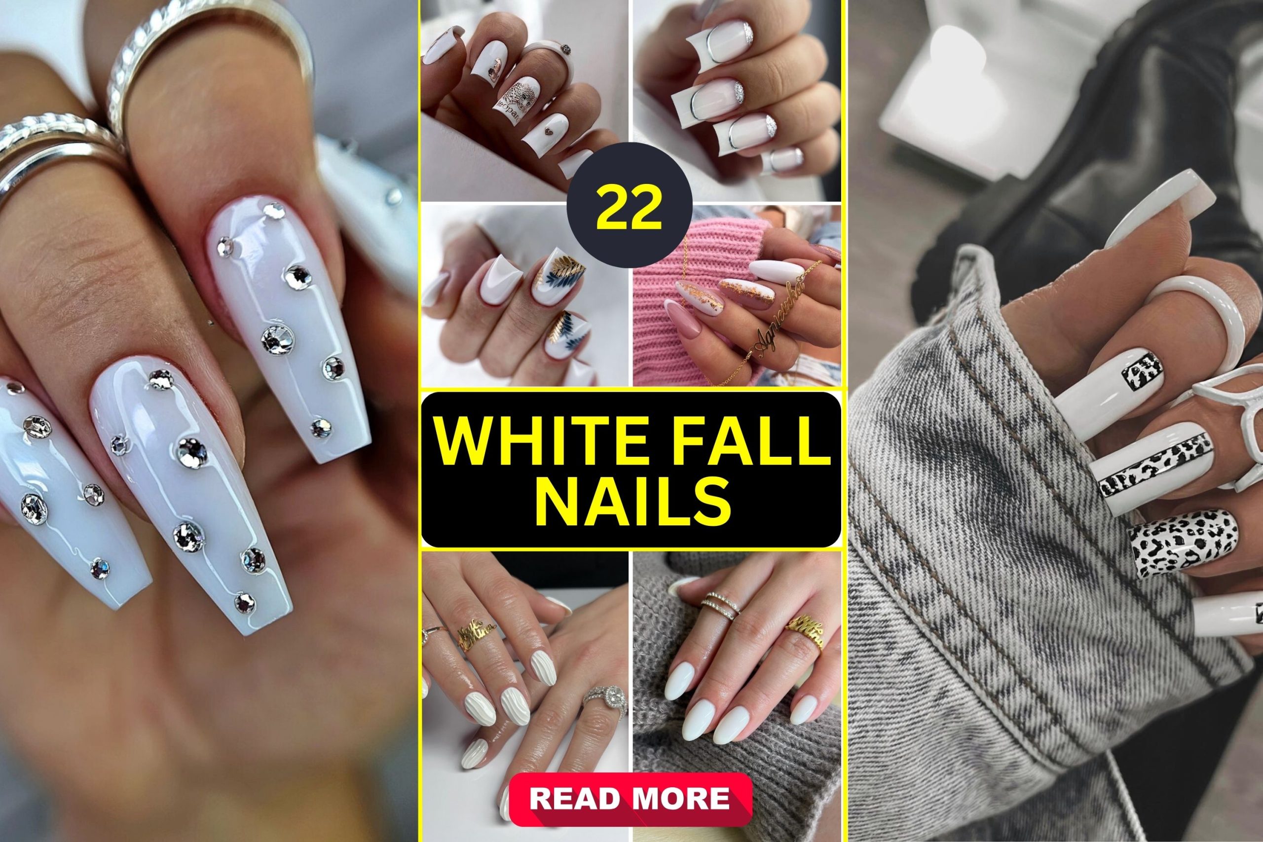 22 White Fall Nails Ideas: Elegant Designs to Elevate Your Autumn Style ...