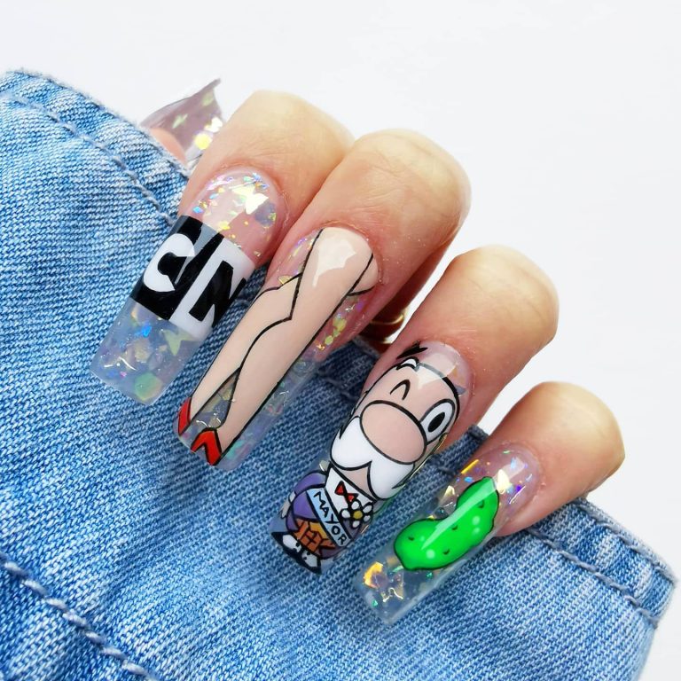 30 Stunning Cartoon Nails Ideas for 2024: Trendy Designs to Inspire ...