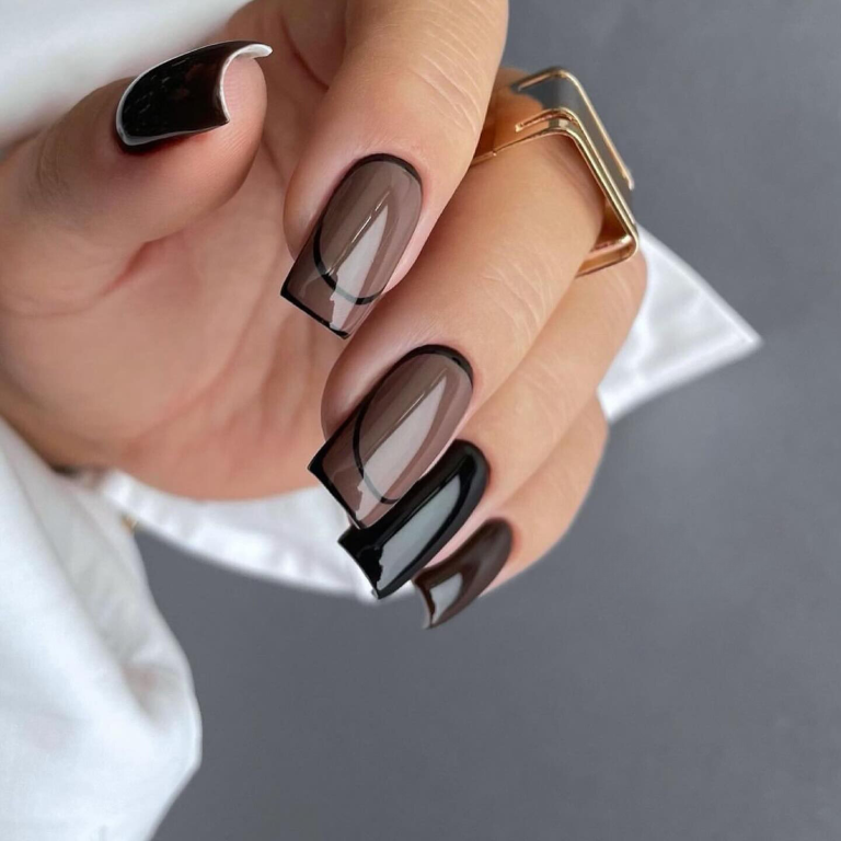 37 Stunning Black Fall Nail Ideas to Elevate Your Style - divagaze.com