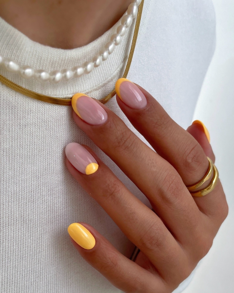 23 Yellow Fall Nails: Mustard, Glitter, and Elegant Designs for a ...