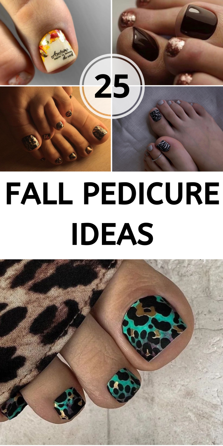 25 Stunning Fall Pedicure Ideas to Keep Your Toenails on Trend ...