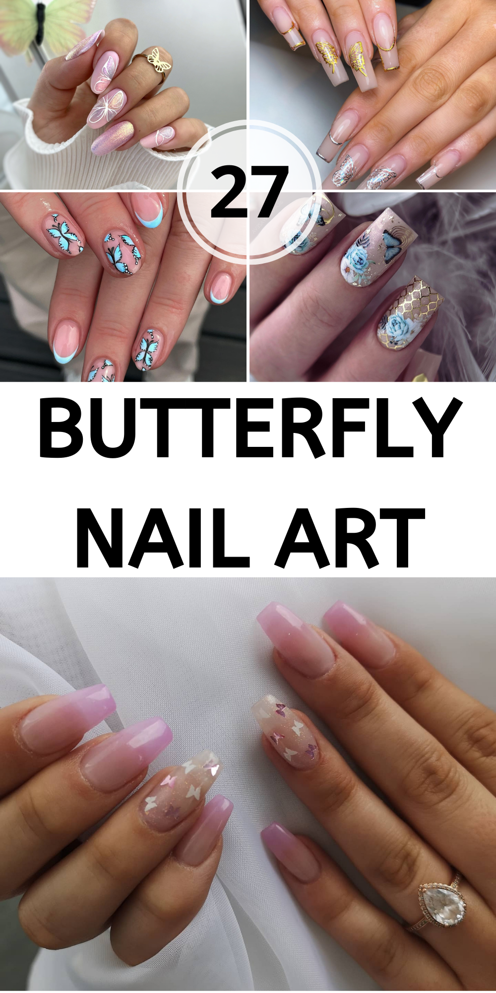 27 Butterfly Nail Art Designs That Will Make Your Nails Stand Out in ...