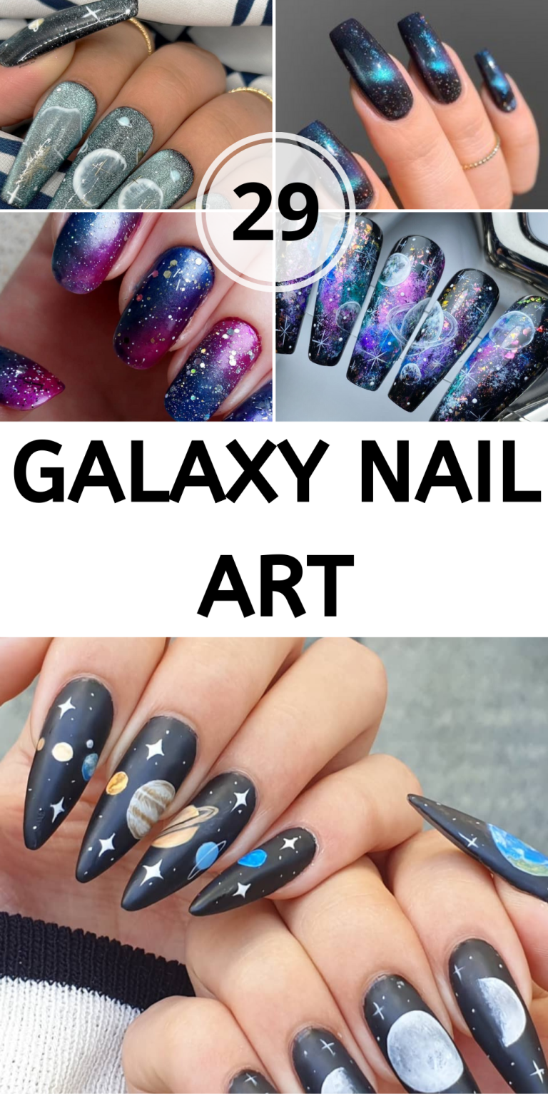 29 Galaxy Nail Art Designs to Shine in 2024: Cosmic Ideas for Stunning Nails - divagaze.com