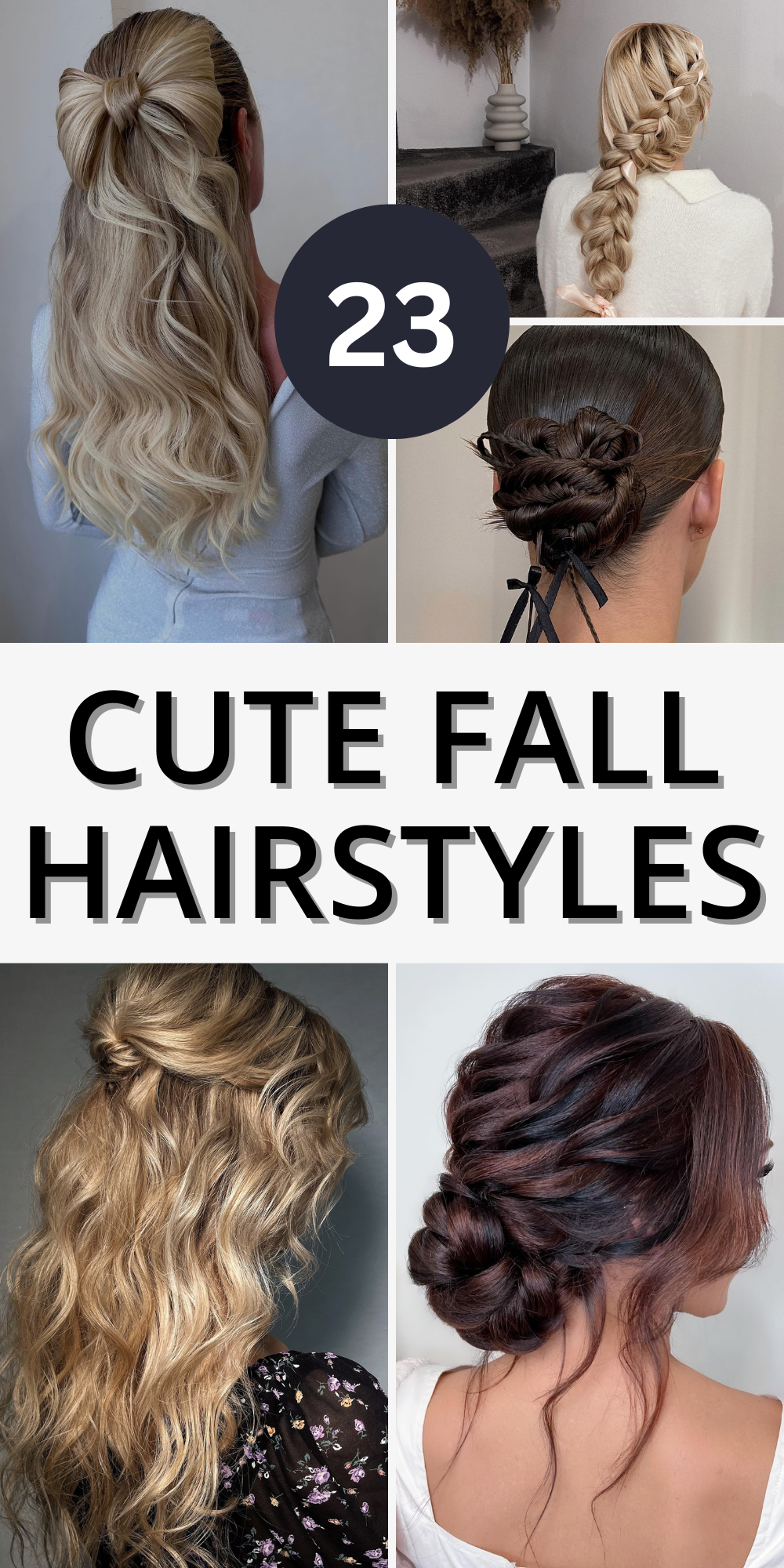 23 Cute Fall Hairstyles for 2024: Trendy Looks for Medium to Long Hair ...