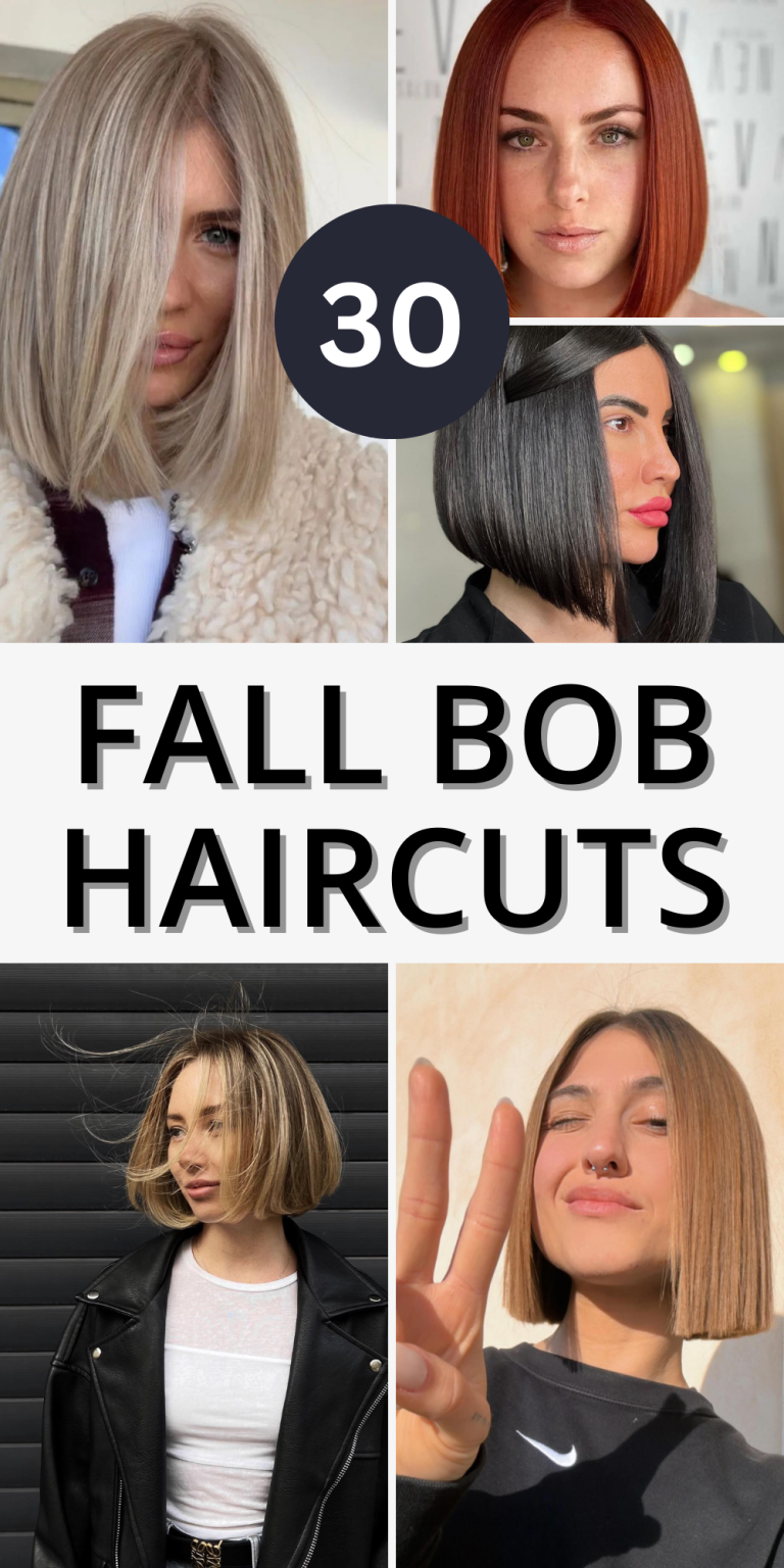 30 Fall Bob Haircuts: Discover the Chicest Looks for a Stylish Autumn ...