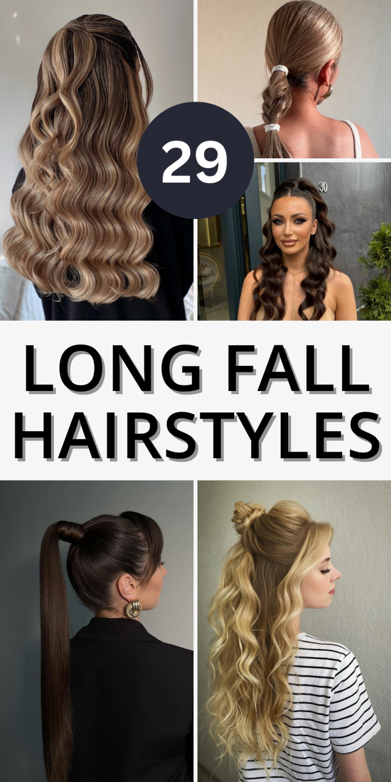 29 Long Fall Hairstyles You Need to Try This Season for Every Occasion ...