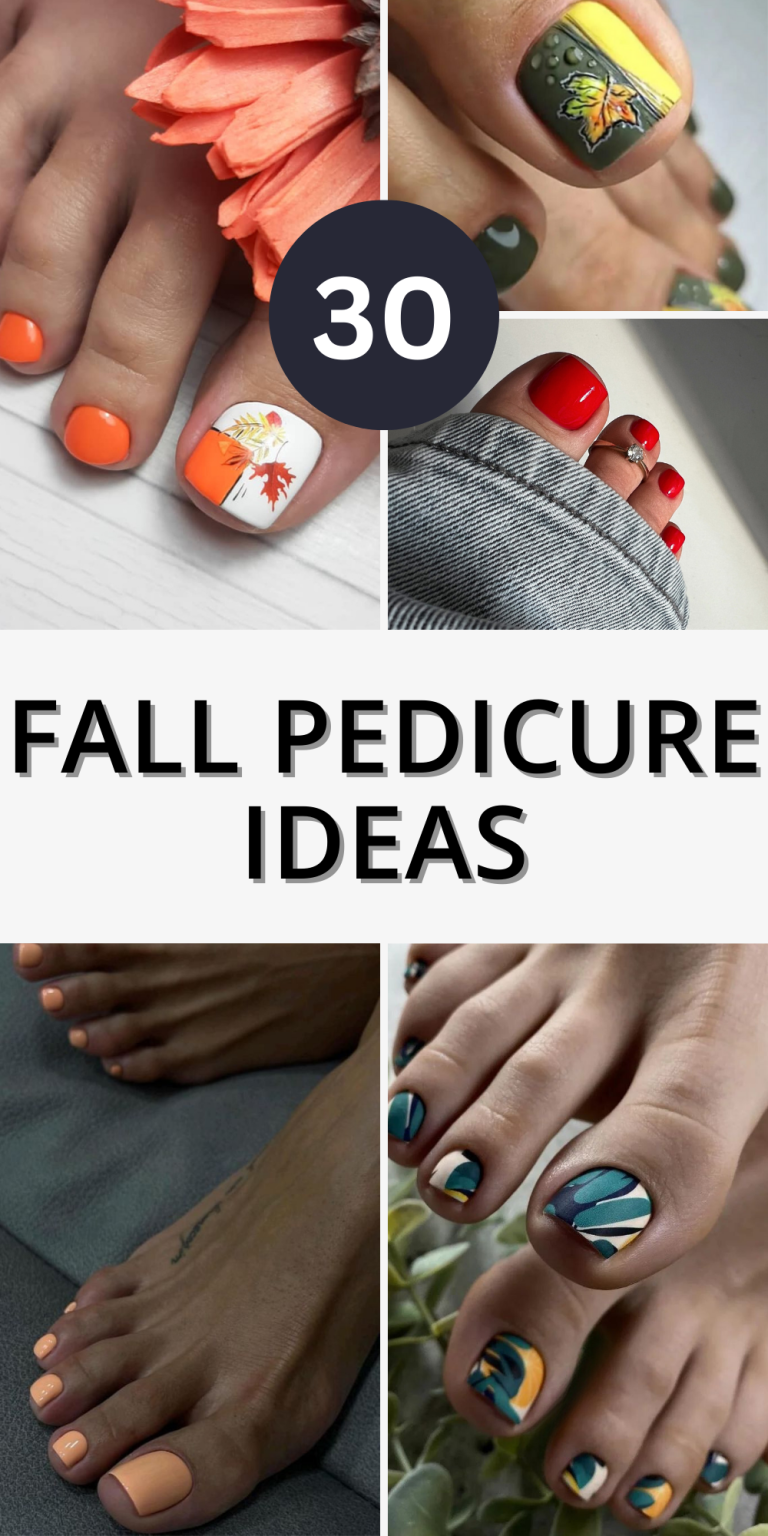 30 Stunning Fall Pedicure Ideas to Keep Your Toenails on Trend ...