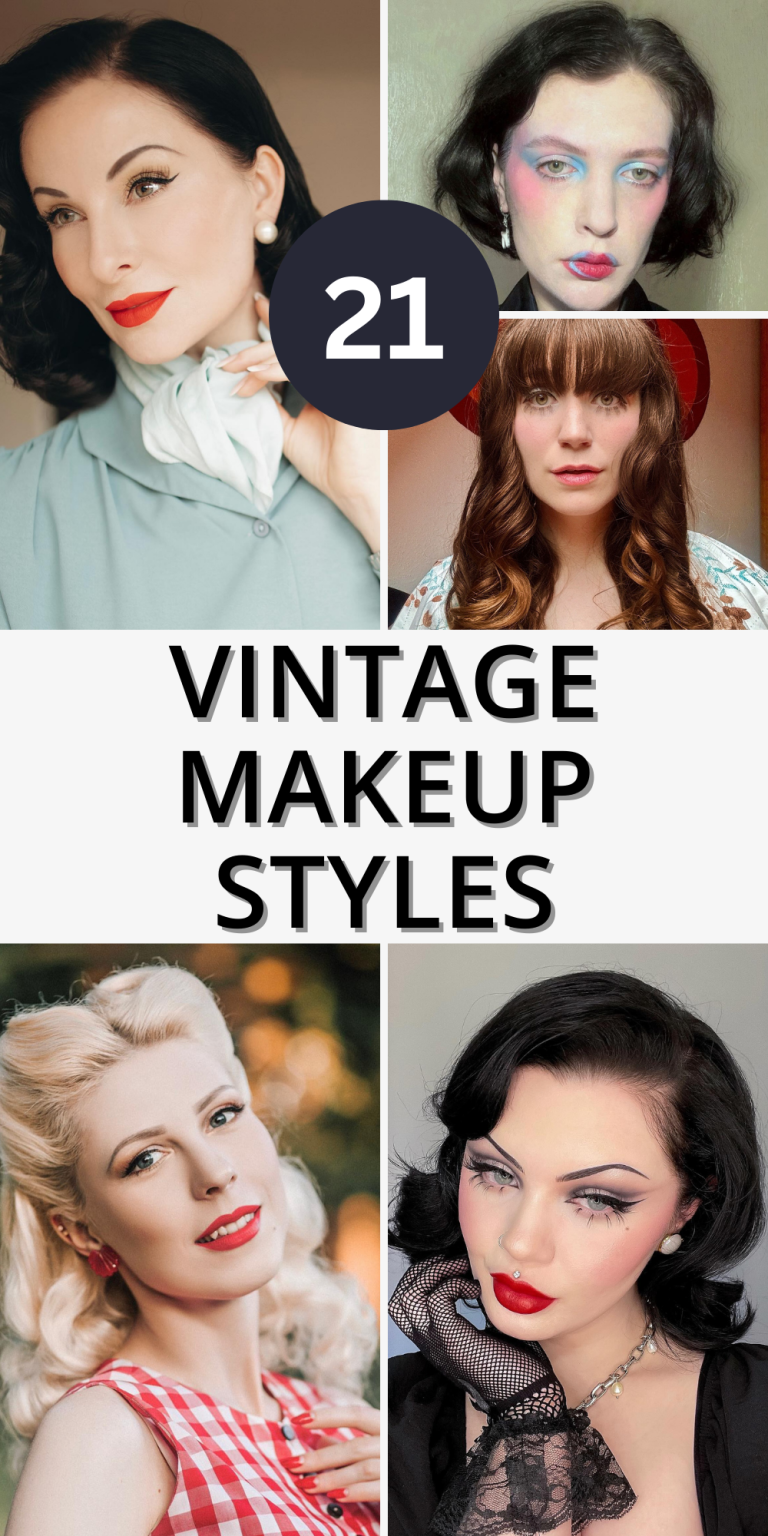 21 Vintage Makeup Styles 2024: Timeless Elegance and Modern Twists for ...