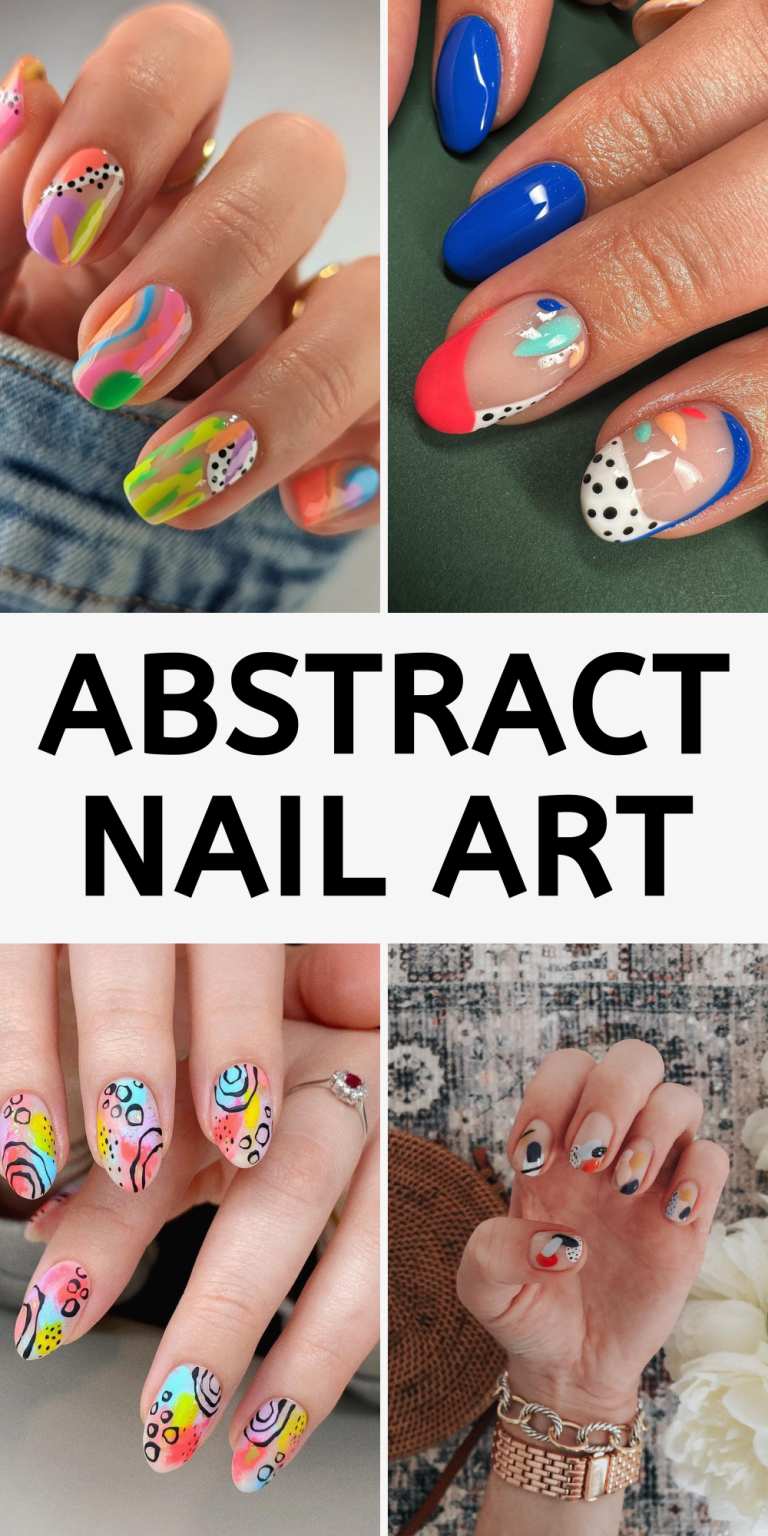 32 Abstract Nail Art Designs to Inspire Your Creativity in 2024 ...