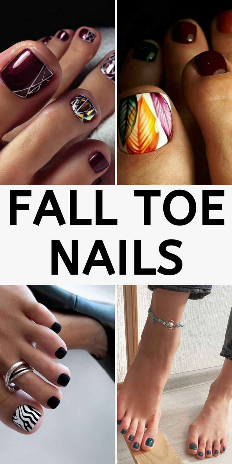 29 Stunning Fall Toe Nails to Inspire Your Autumn Pedicures - divagaze.com
