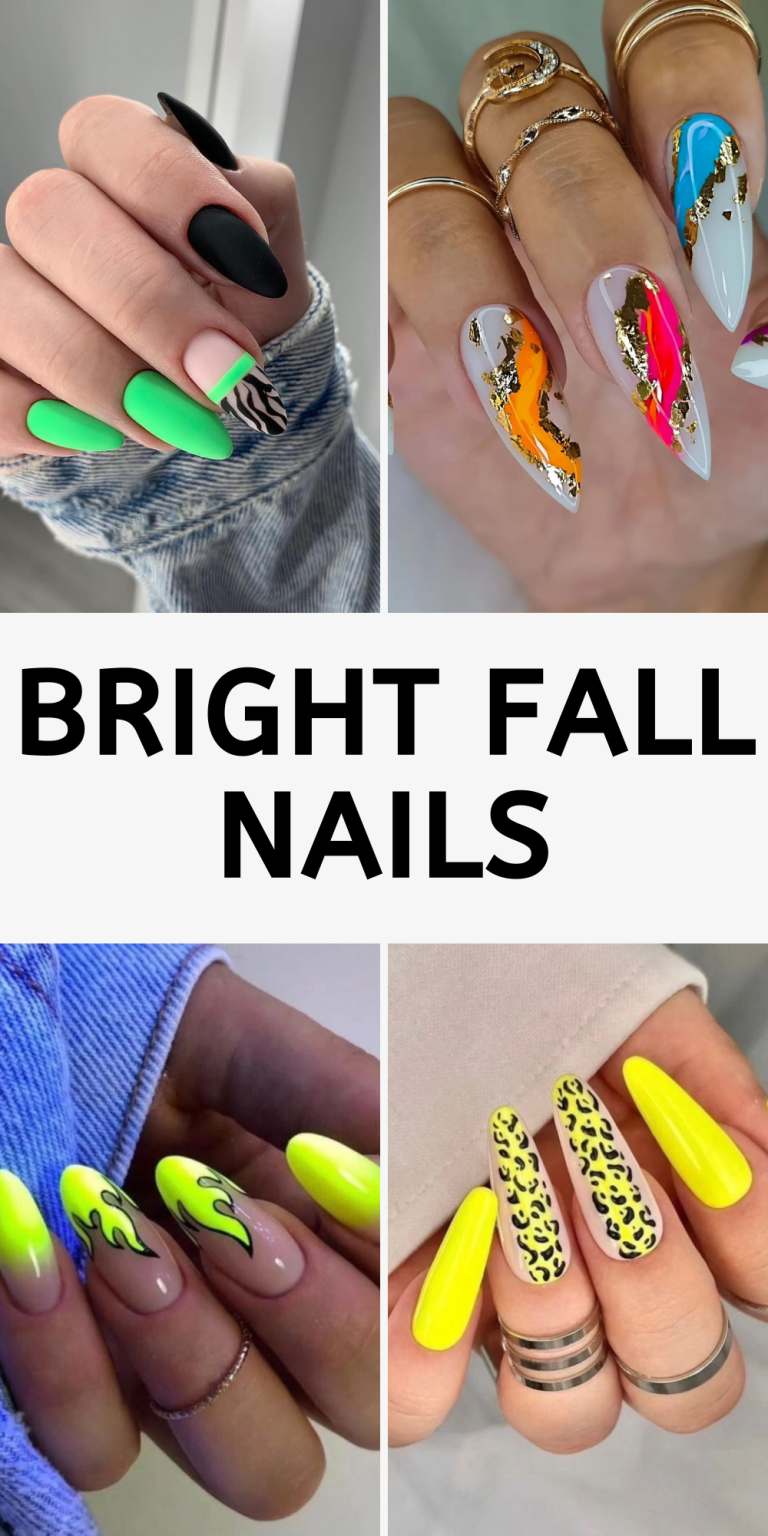 27 Bright Fall Nails: Fun and Cute Nail Art Ideas - divagaze.com