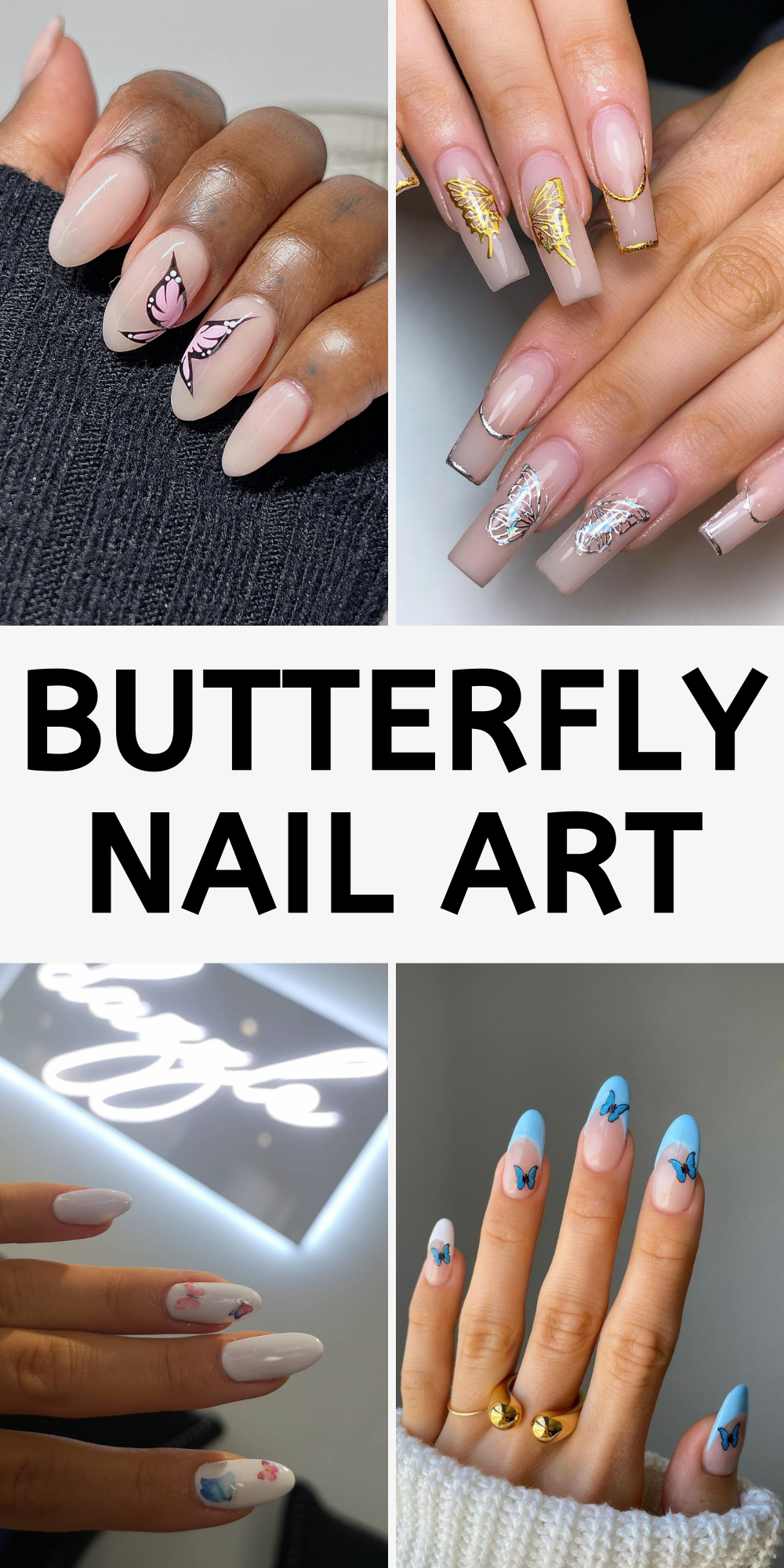 27 Butterfly Nail Art Designs That Will Make Your Nails Stand Out in ...