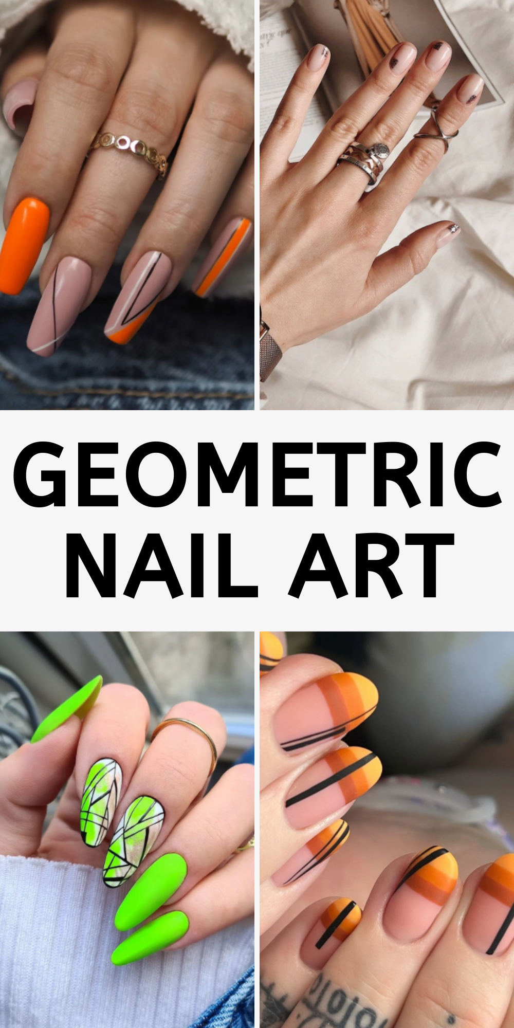 25 Geometric Nail Art Designs 2024: Trendy, Elegant, and Fun Ideas for ...