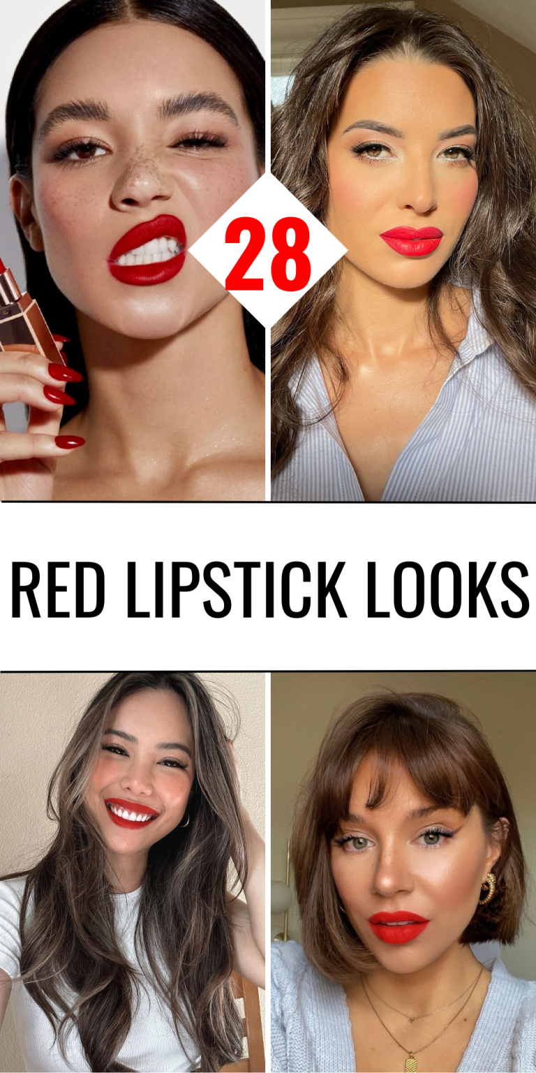 28 Red Lipstick Looks 2024: Bold and Beautiful Styles for Every ...