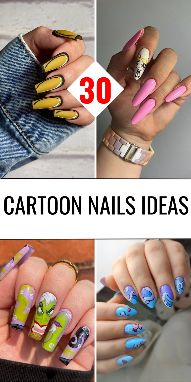 30 Stunning Cartoon Nails Ideas for 2024: Trendy Designs to Inspire ...