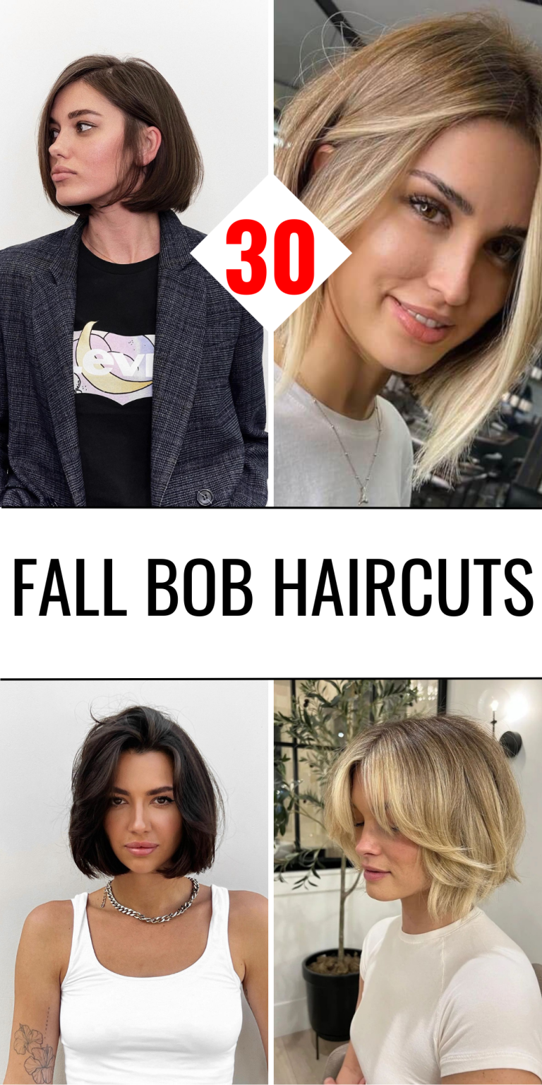 30 Fall Bob Haircuts: Discover the Chicest Looks for a Stylish Autumn ...