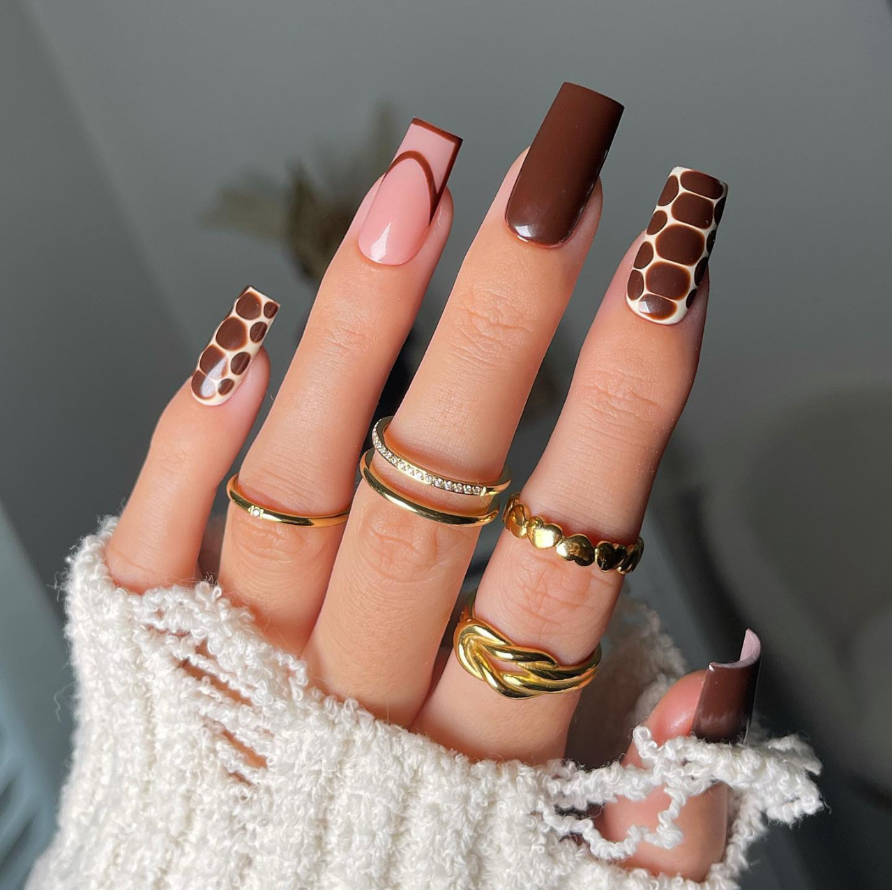 27 Stunning Brown Fall Nails Designs to Inspire Your Next Manicure ...