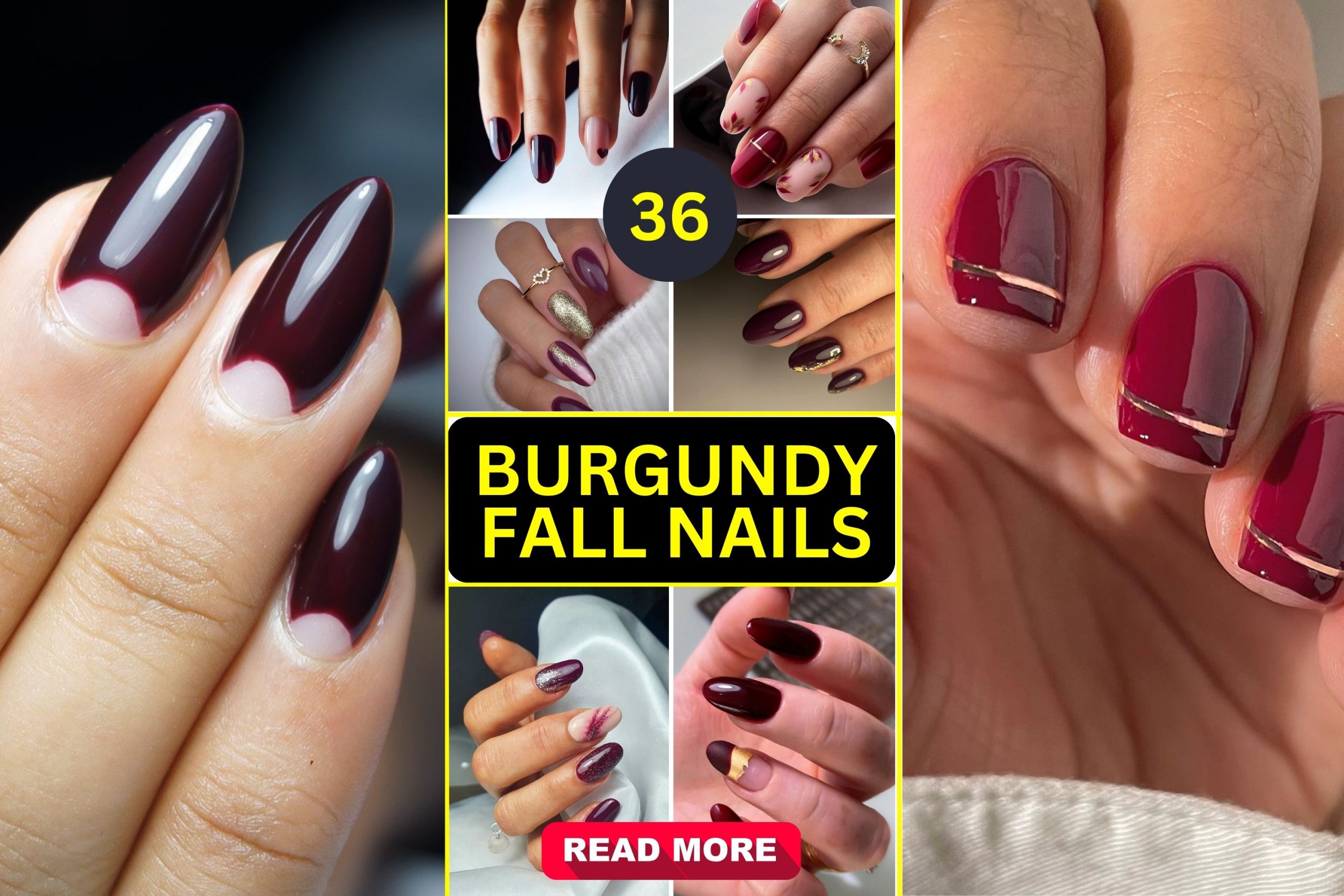 36 Burgundy Fall Nails Designs You Need to Try This Season - divagaze.com
