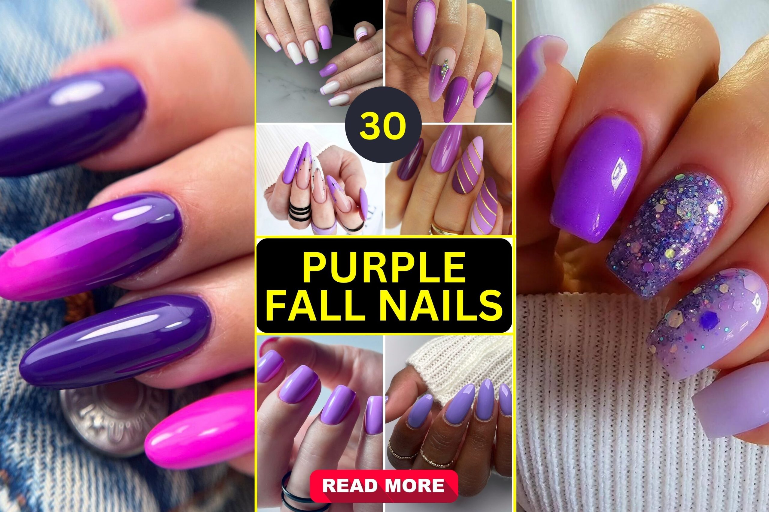 30 Stunning Purple Fall Nails 2024: Top Trends and Ideas for a Perfect ...