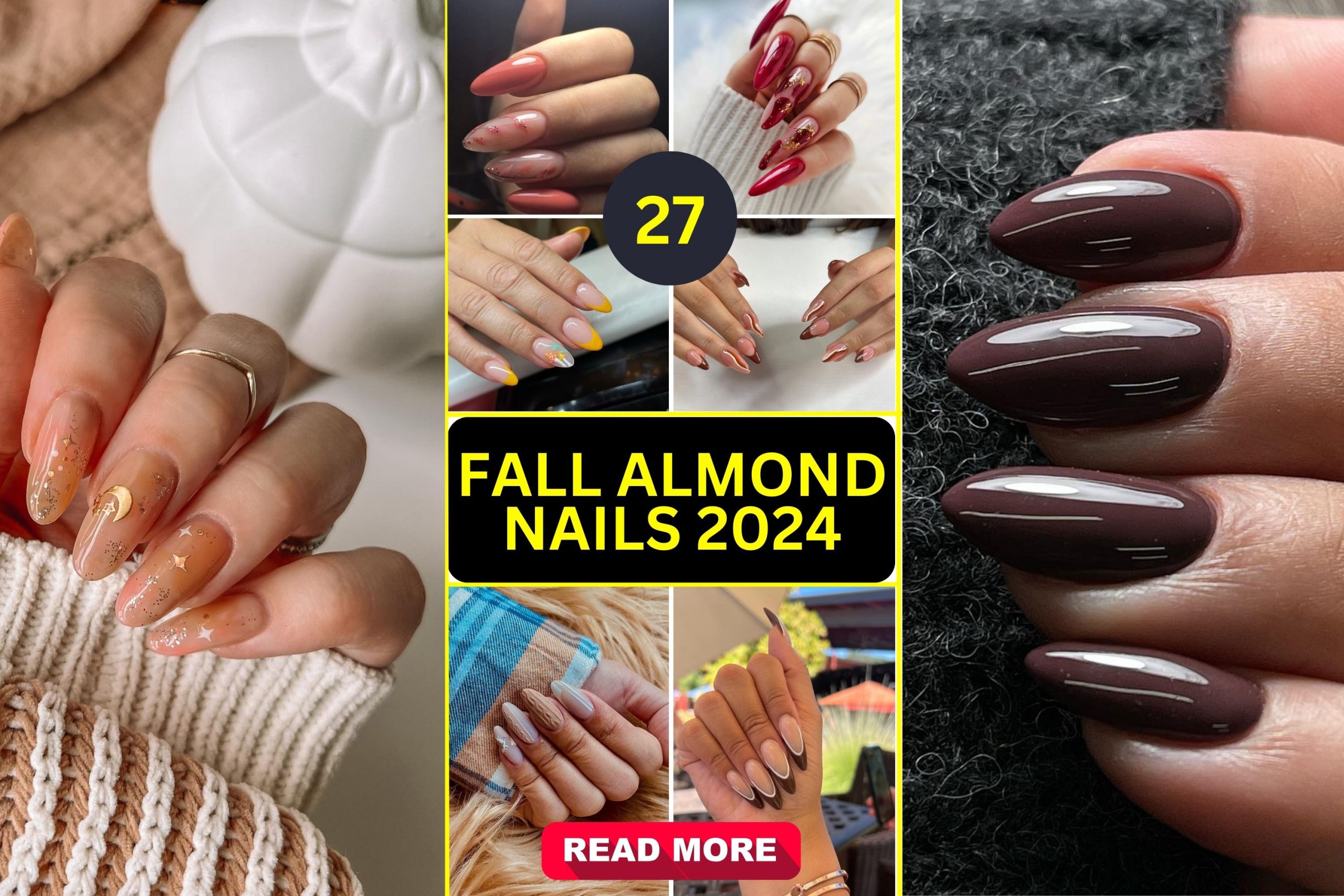 32 Fall Almond Nails: Stunning Designs to Embrace Autumn Elegance ...