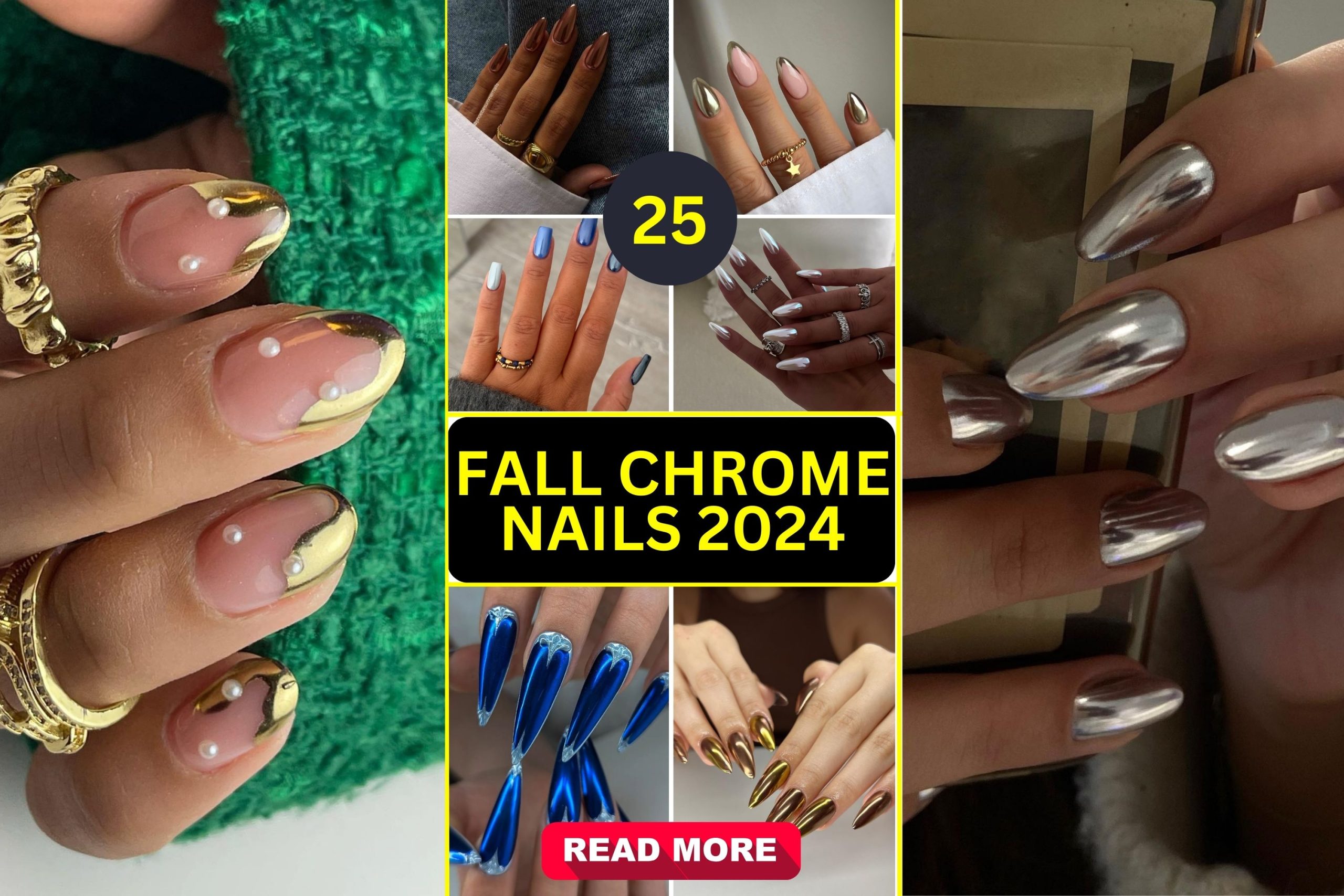 30 Fall Chrome Nails: Trendy Colors and Designs for Stunning Autumn ...
