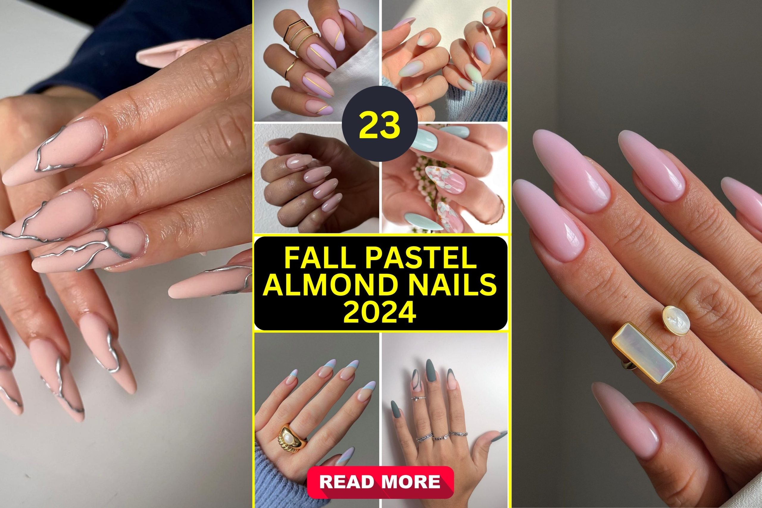 23 Stunning Fall Pastel Almond Nails 2024 to Elevate Your Autumn Style ...