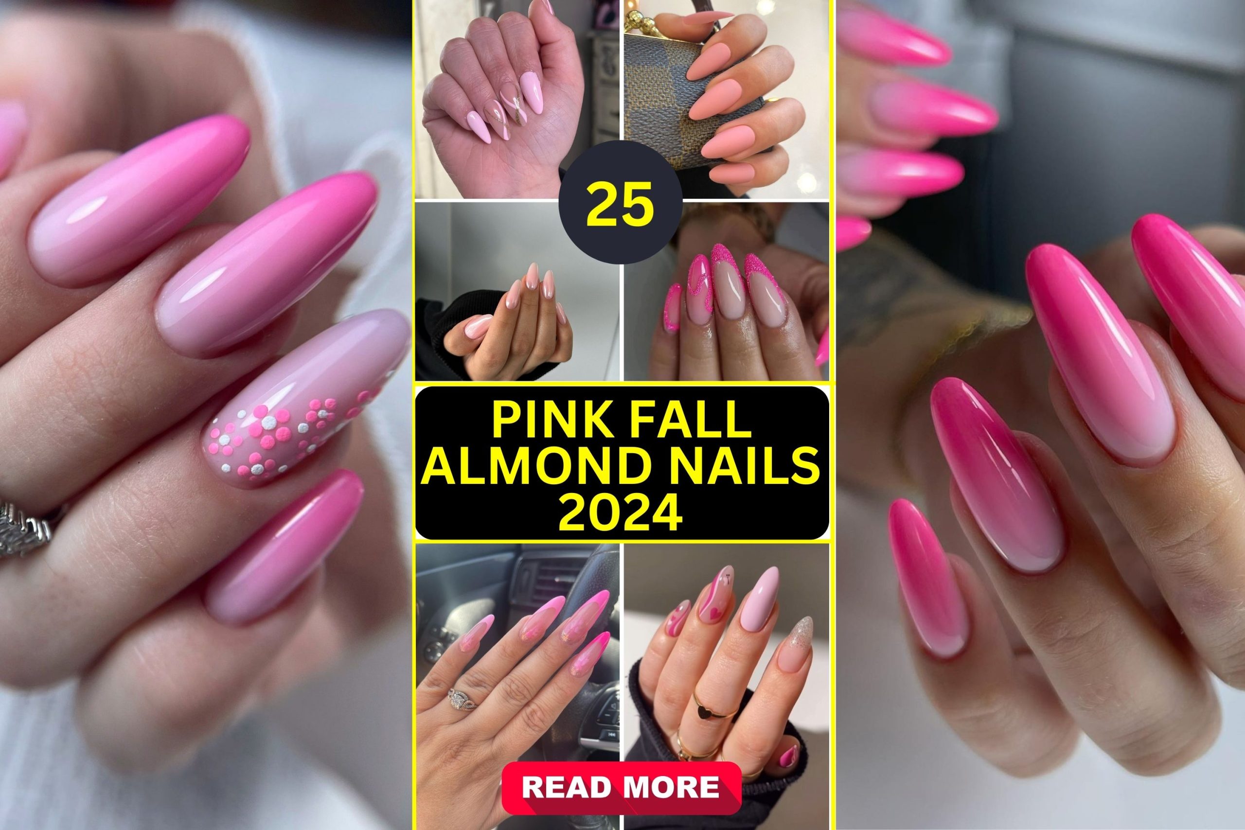 25 Stunning Pink Fall Almond Nails 2024: Elegant and Trendy Designs for ...