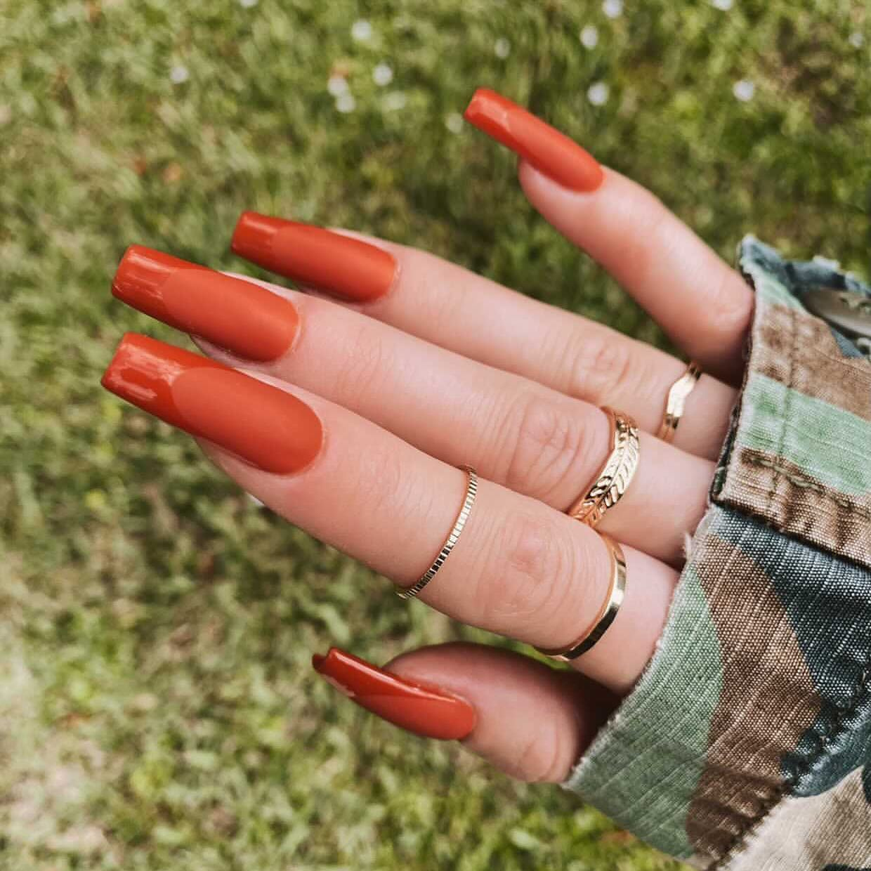 33 Matte Fall Nails 2024: Trendy Designs for a Stylish Autumn Look ...