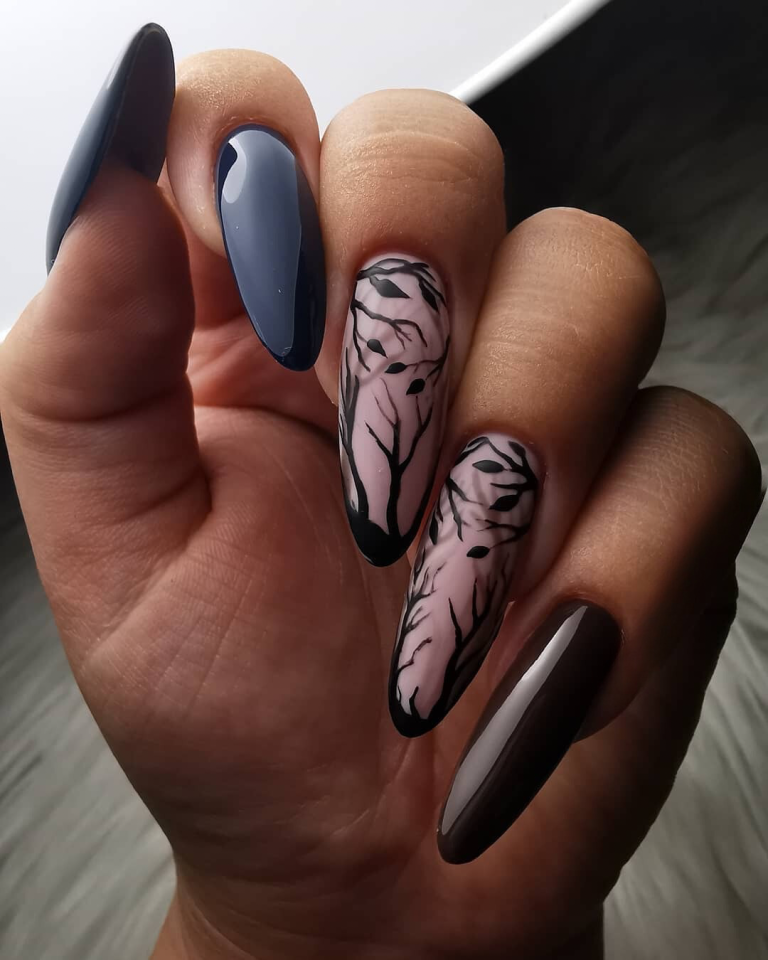 39 Dark Fall Nails: Bold Designs and Colors for a Trendy Autumn ...