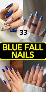 33 Stunning Blue Fall Nails Ideas to Inspire Your Next Manicure ...