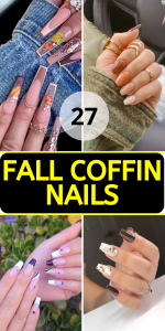 27 Fall Coffin Nails: Stunning Designs to Elevate Your Autumn Style ...