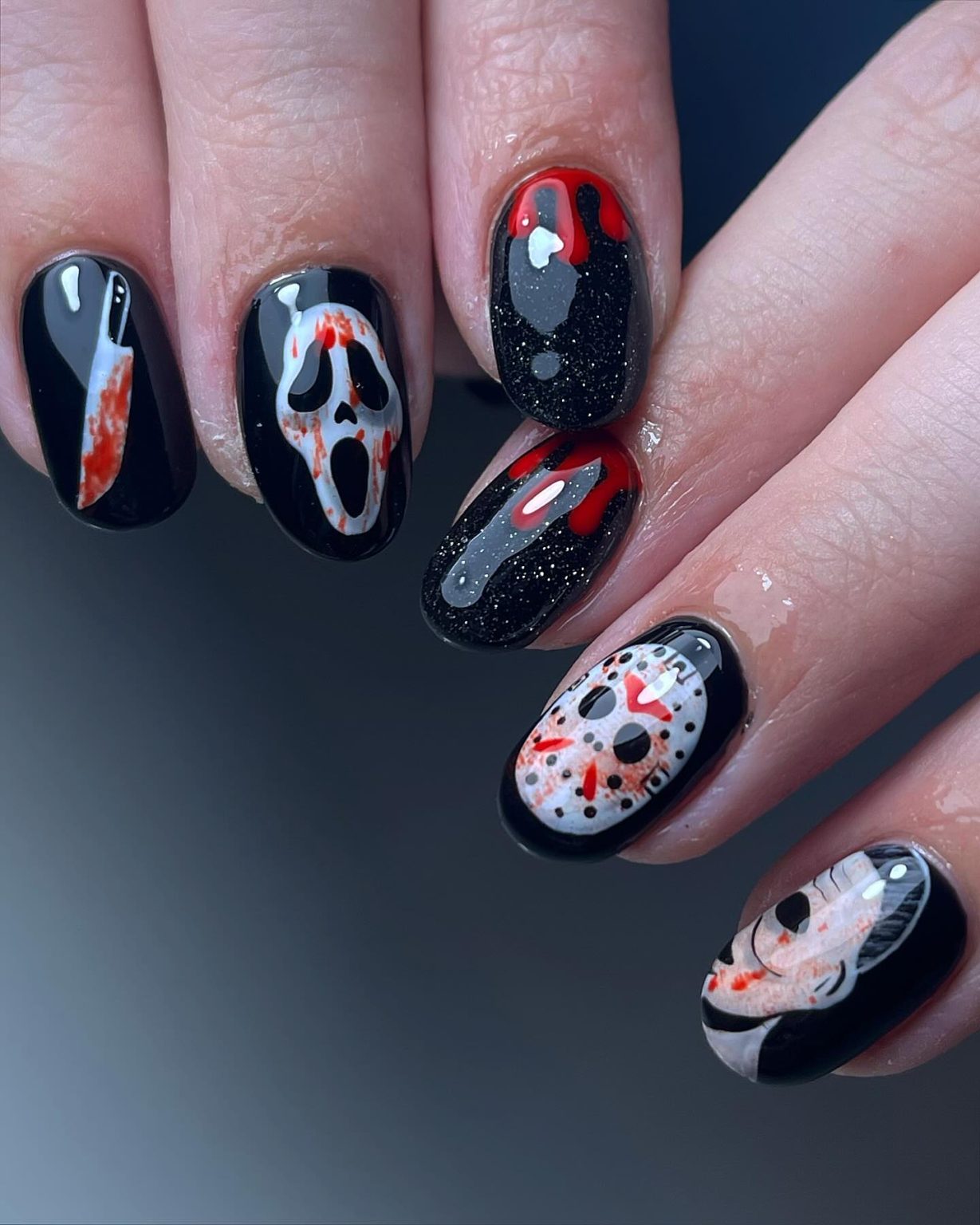 24 Spooky Halloween Nails: Creepy, Creative, and Perfect for Your Look ...