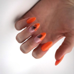40 Orange Fall Nails 2024: Bold Designs, Bright Colors, and Creative ...