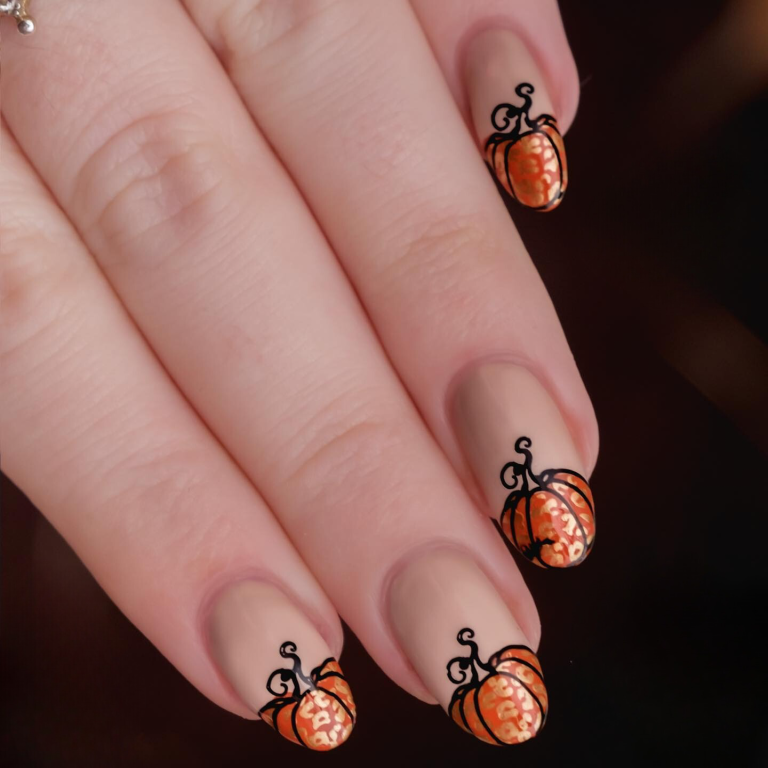 24 Pumpkin Spice Nails for Fall: Ideas, Designs, and Inspiration ...
