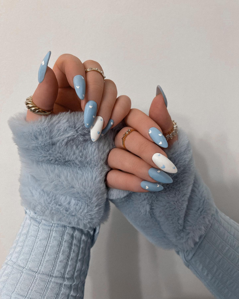33 Stunning Blue Fall Nails Ideas to Inspire Your Next Manicure ...