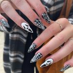 32 Black Halloween Nails: Creepy, Chic, and Creative Ideas for a Spooky ...