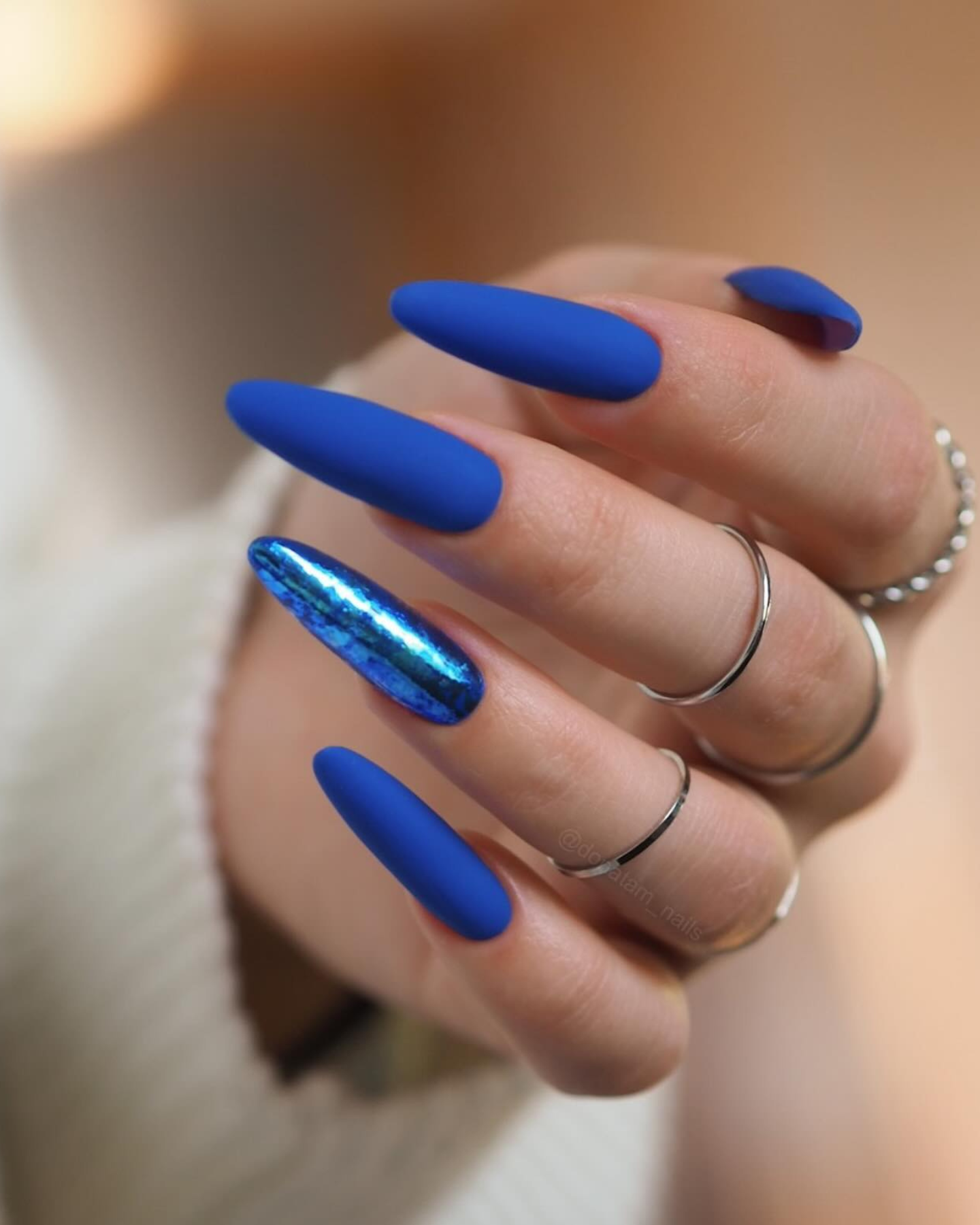 33 Stunning Blue Fall Nails Ideas to Inspire Your Next Manicure ...