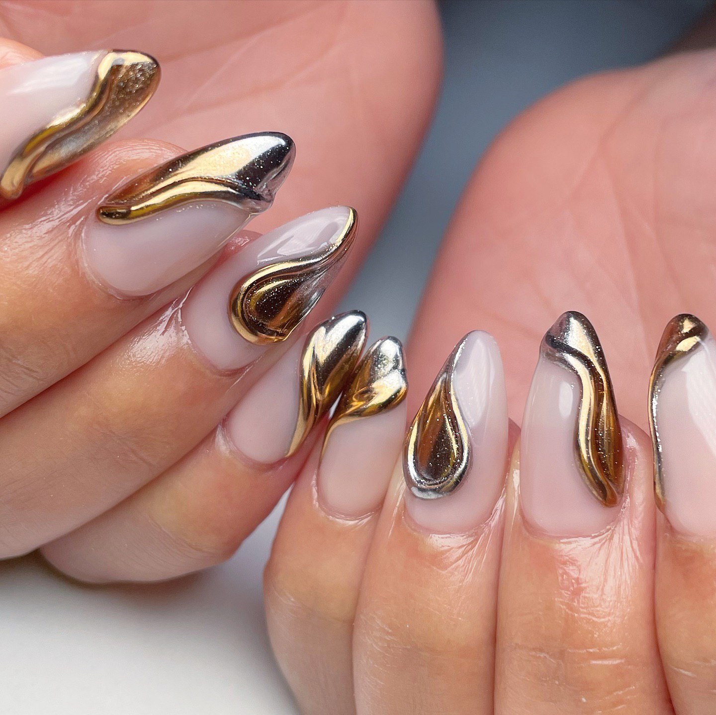 30 Fall Chrome Nails: Trendy Colors and Designs for Stunning Autumn ...