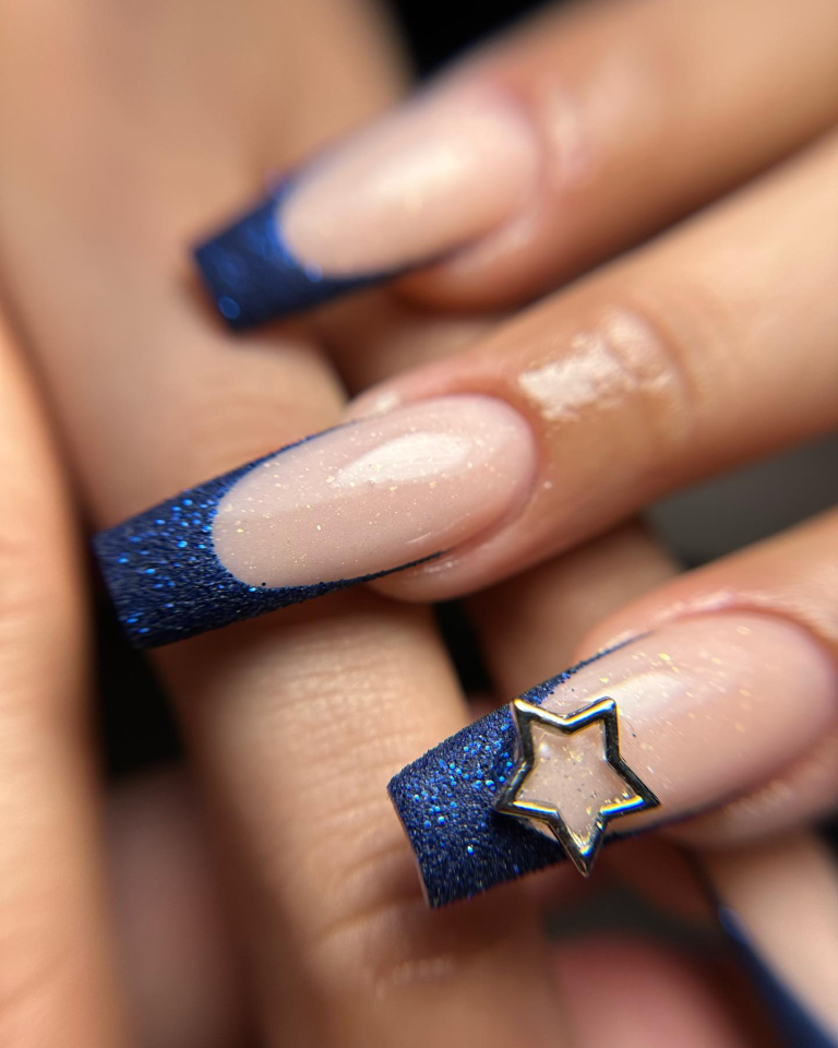33 Stunning Blue Fall Nails Ideas to Inspire Your Next Manicure ...