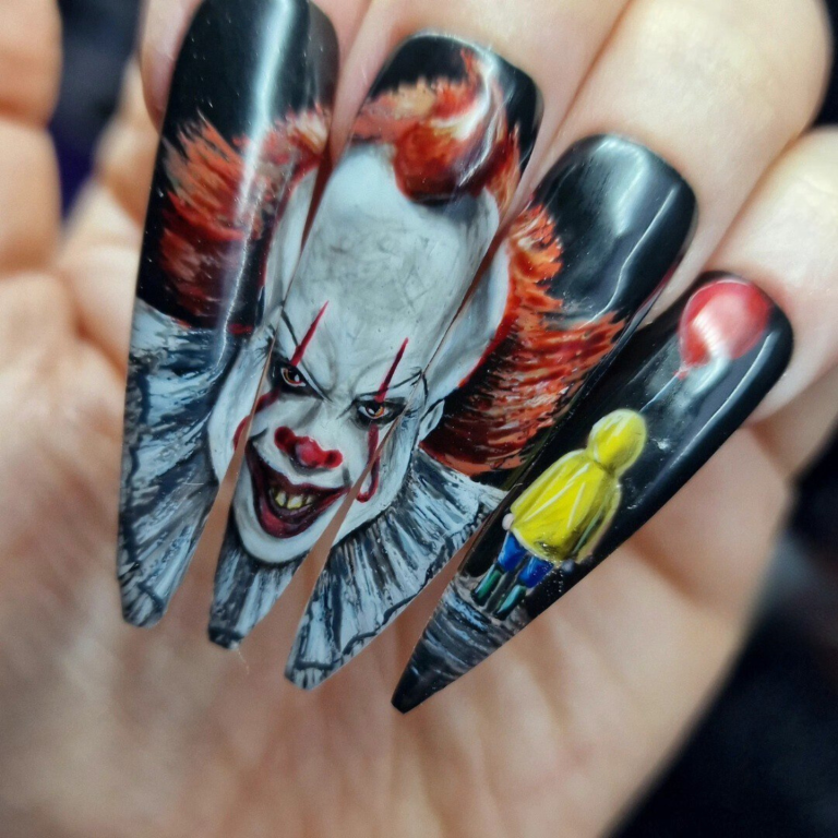 24 Spooky Halloween Nails: Creepy, Creative, and Perfect for Your Look ...