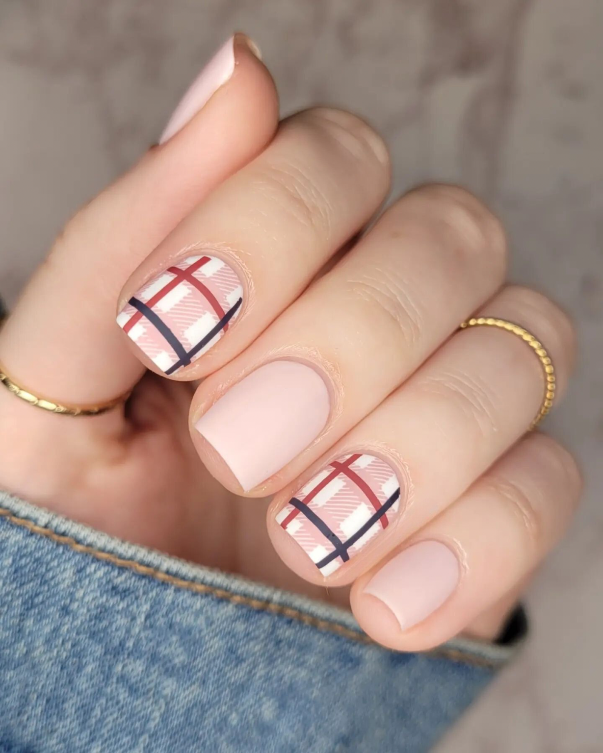 36 Fall Plaid Nails: Trendy Designs to Elevate Your Autumn Style ...