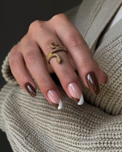 33 Stunning Fall Round Nails Designs That Will Elevate Your Autumn ...
