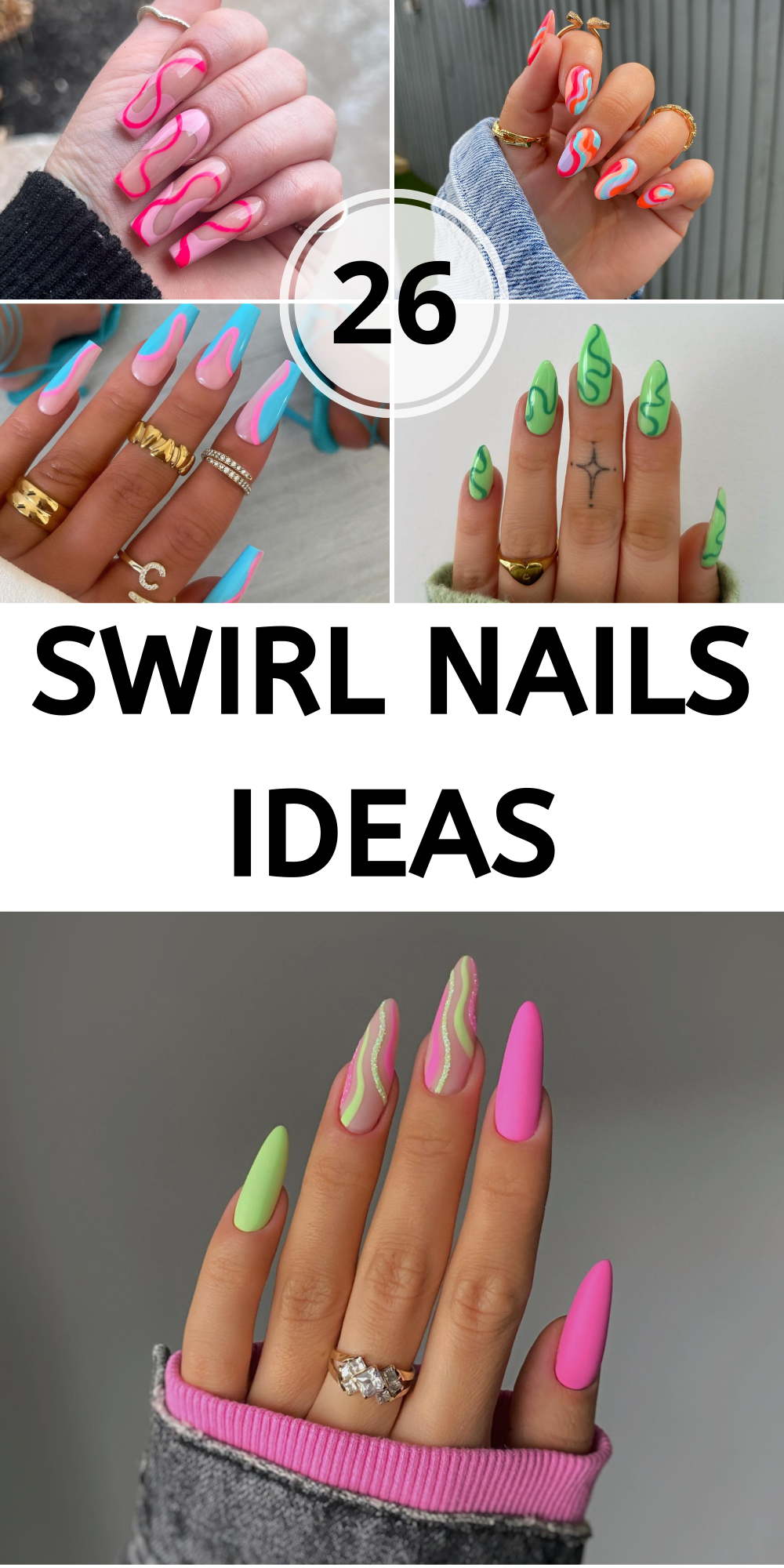 26 Swirl Nails Ideas to Elevate Your Look: Stunning Designs for Every ...