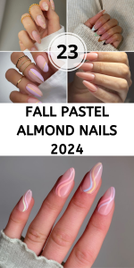 23 Stunning Fall Pastel Almond Nails 2024 to Elevate Your Autumn Style ...