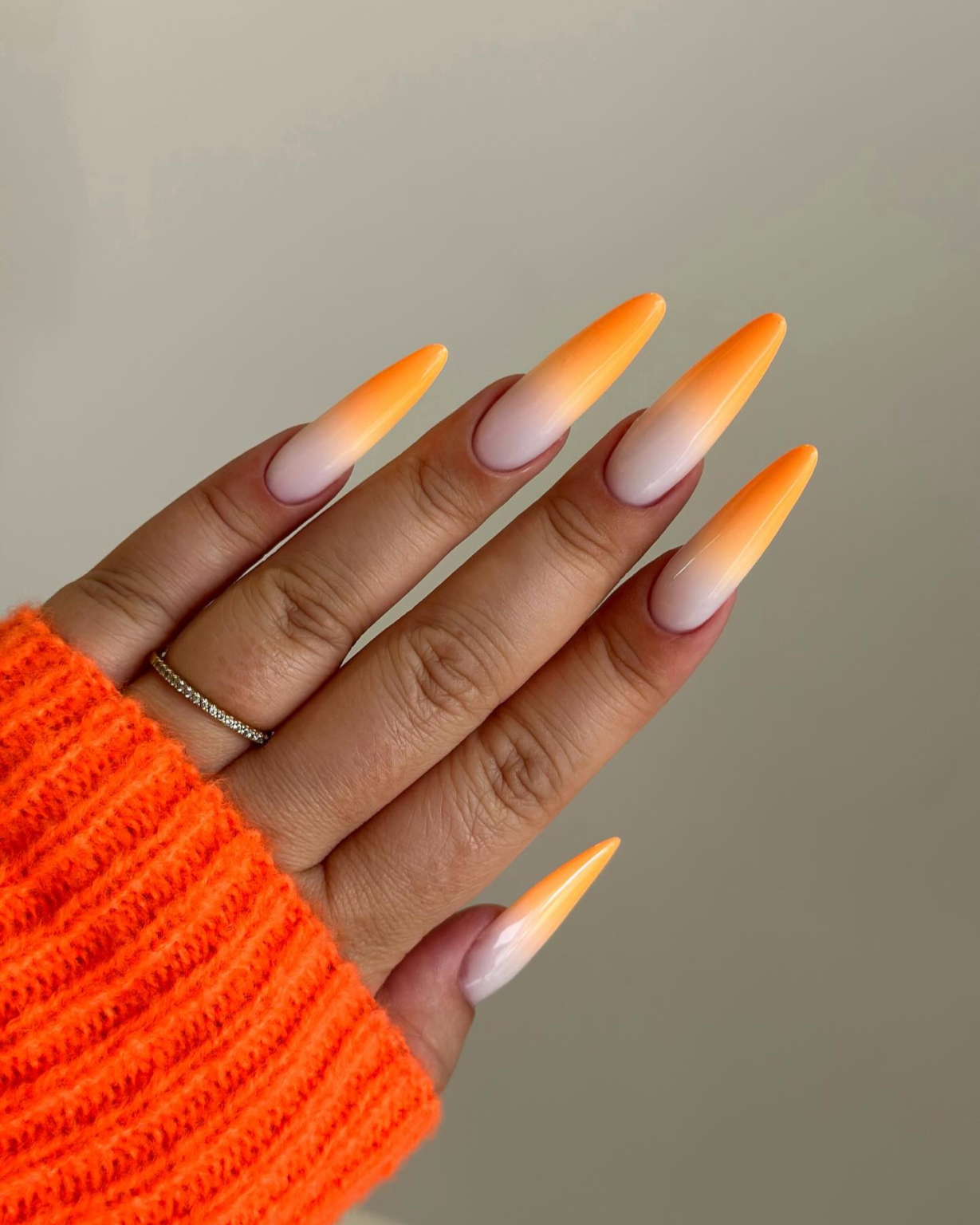 40 Orange Fall Nails 2024: Bold Designs, Bright Colors, and Creative ...