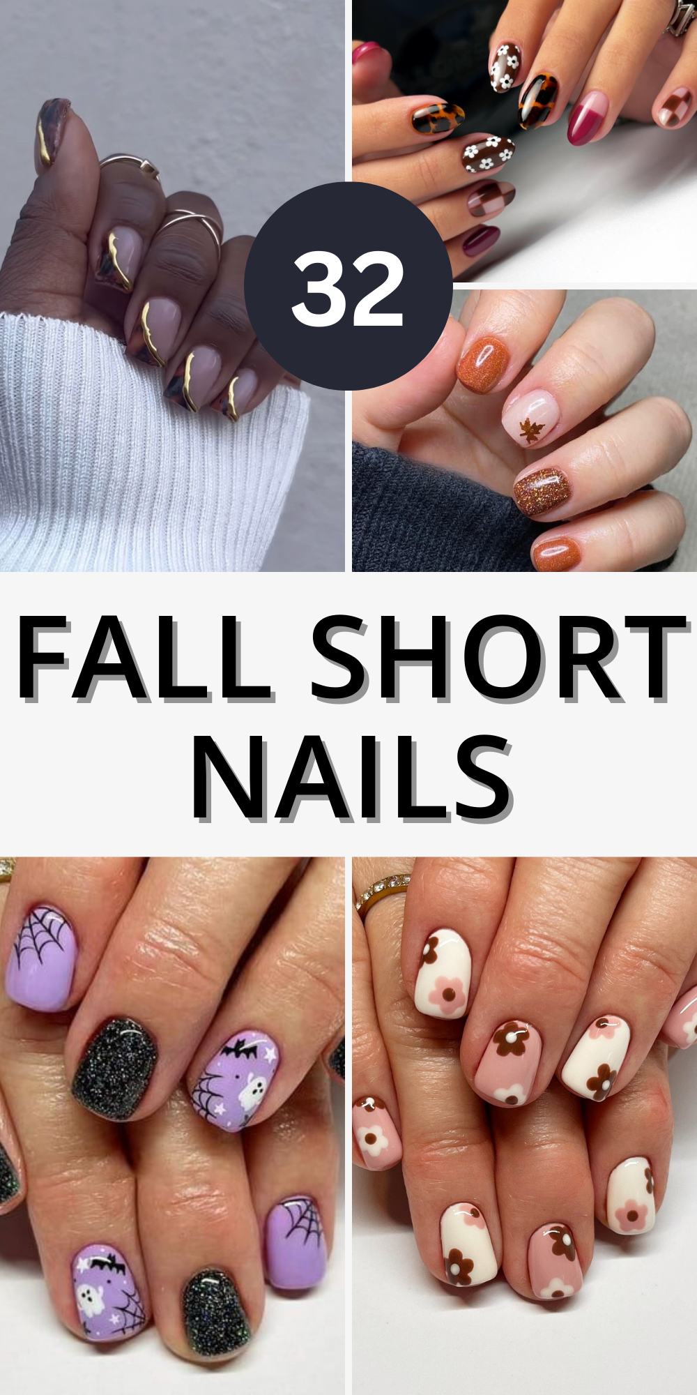 32 Fall Short Nails: Top Trends and Cute Ideas to Try This Autumn ...