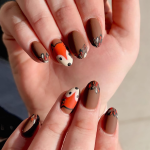 33 Stunning Fall Round Nails Designs That Will Elevate Your Autumn ...