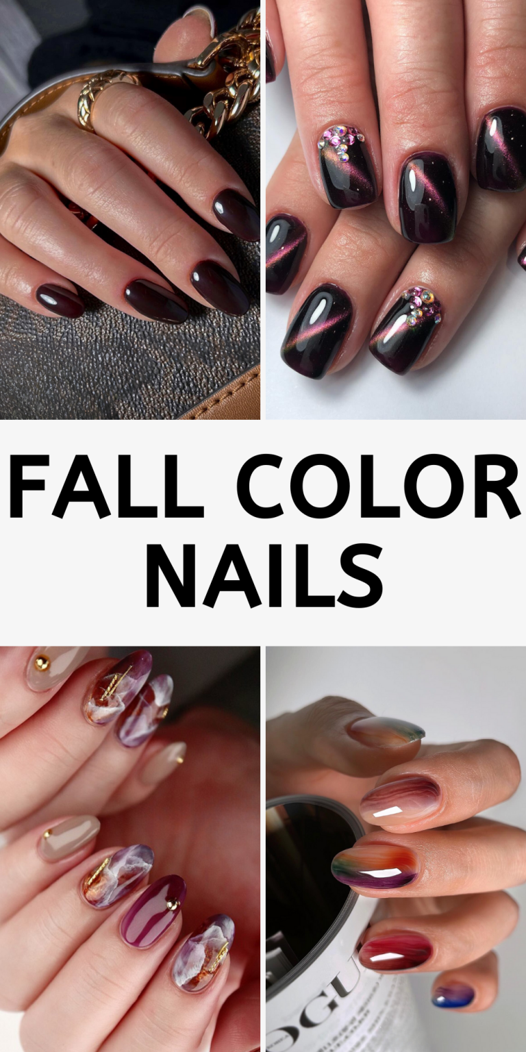 31 Fall Color Nails: Stunning Autumn Designs to Elevate Your Style This ...